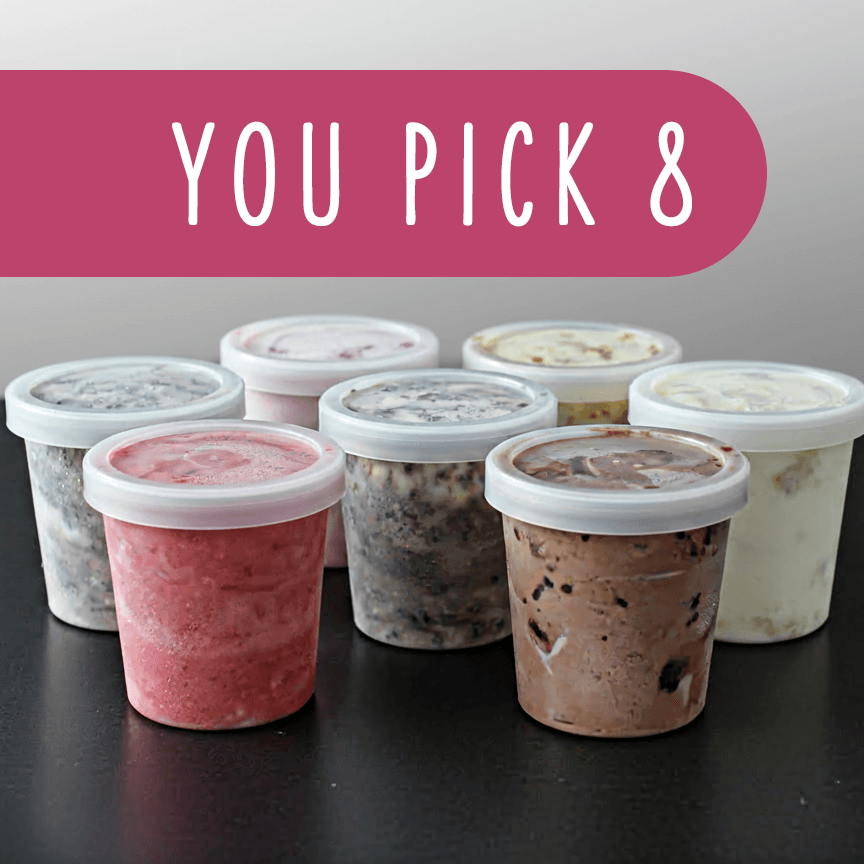 You Pick 8 (8 Ice Cream Pints) | The Outside Scoop